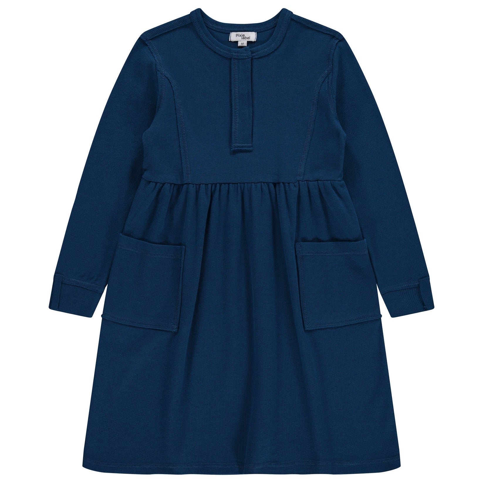 Flatlock Stitch Ribbed Dress – Pixie Rack