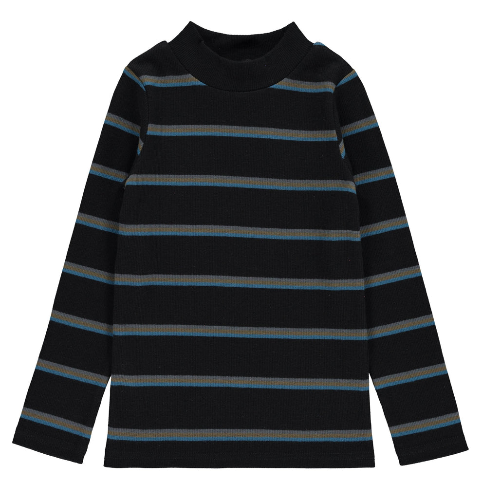 Striped Mock Neck – Pixie Rack