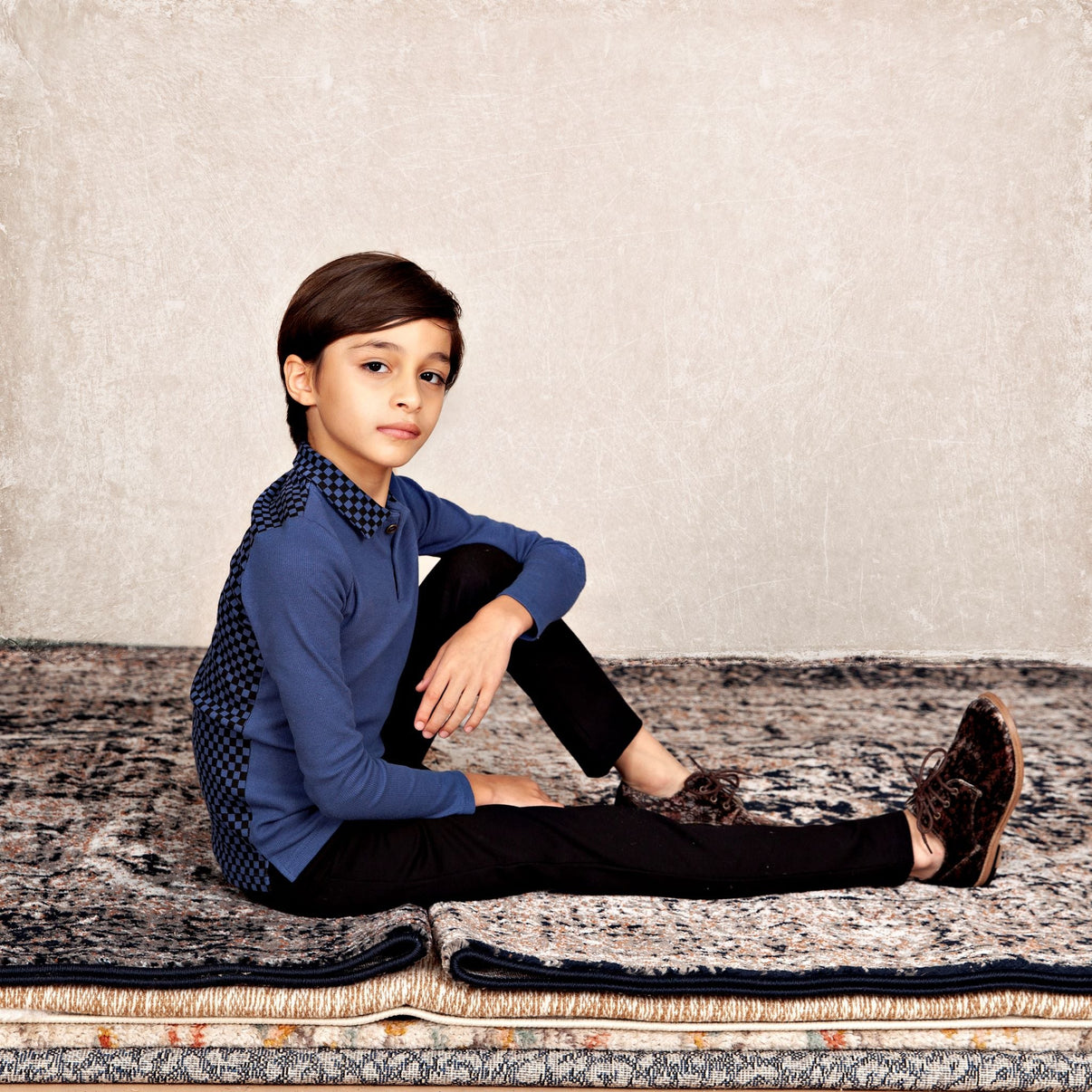 Checkered Polo – Pixie Rack